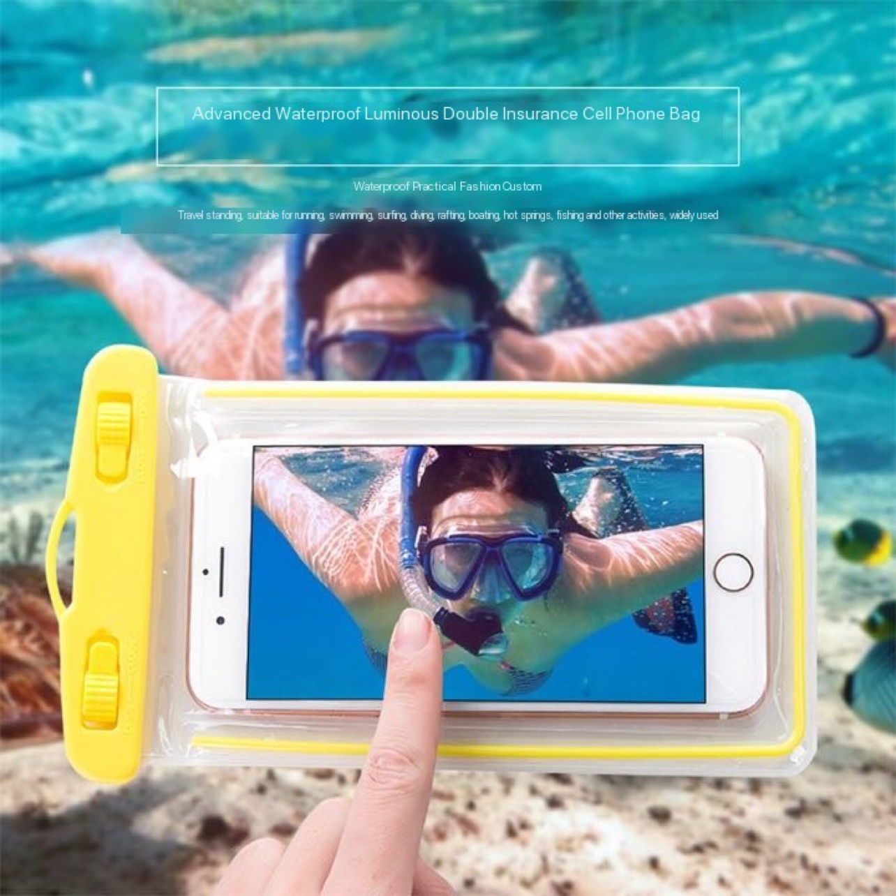 SILICON WATERPROOF PHONE POUCH – Suzillicious Collections